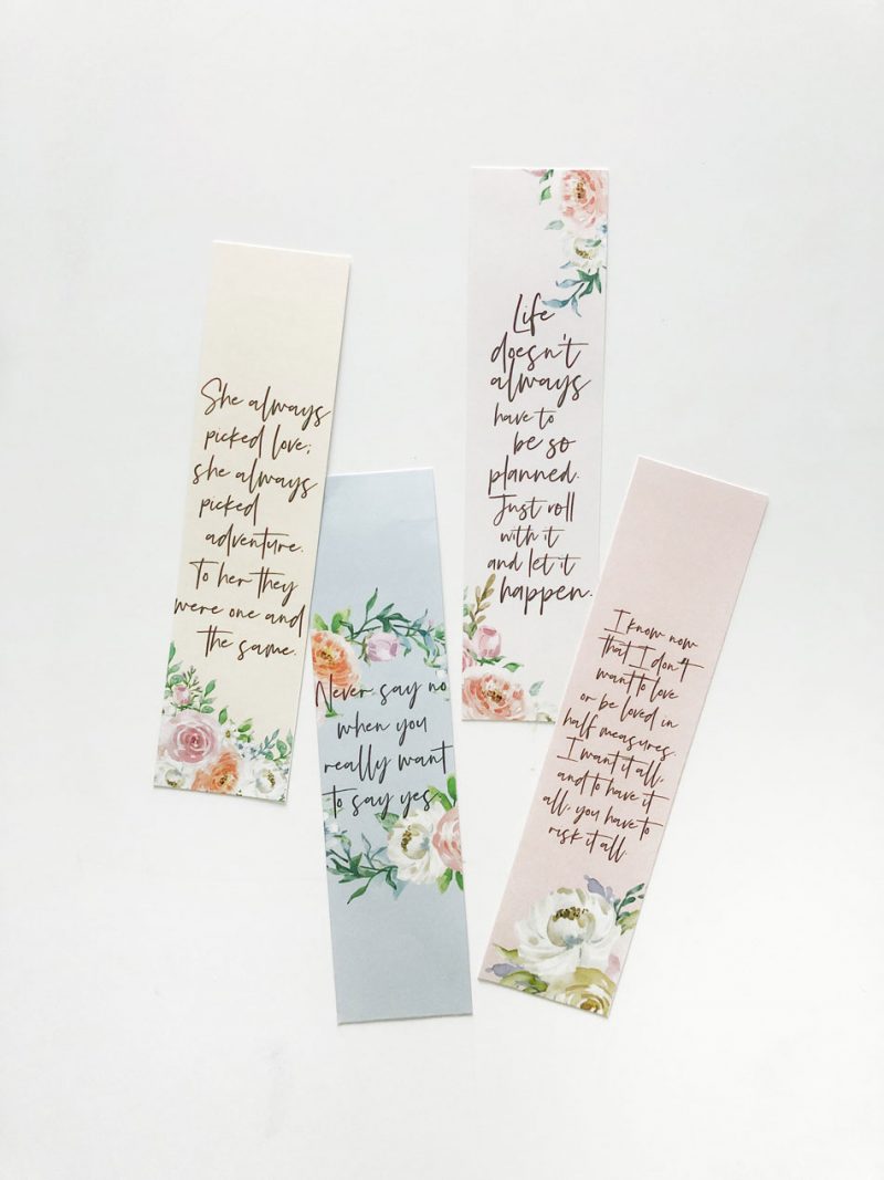 'To All The Boys I've Loved Before' Printable Bookmarks - Hollywood & Wine